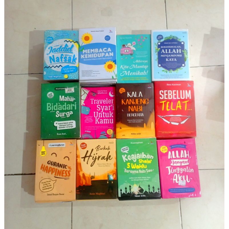 Jual (OBRAL ) BUKU MURAH // BACAAN ISLAMI // NOVEL ISLAMI // MOTIVASI ISLAMI // SHALAT // PUASA ...