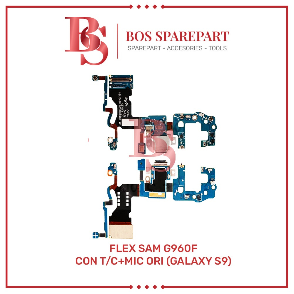 Jual FLEXIBEL SAMSUNG G960F + CONNECTOR CHARGER + MIC ORI (GALAXY S9 ...