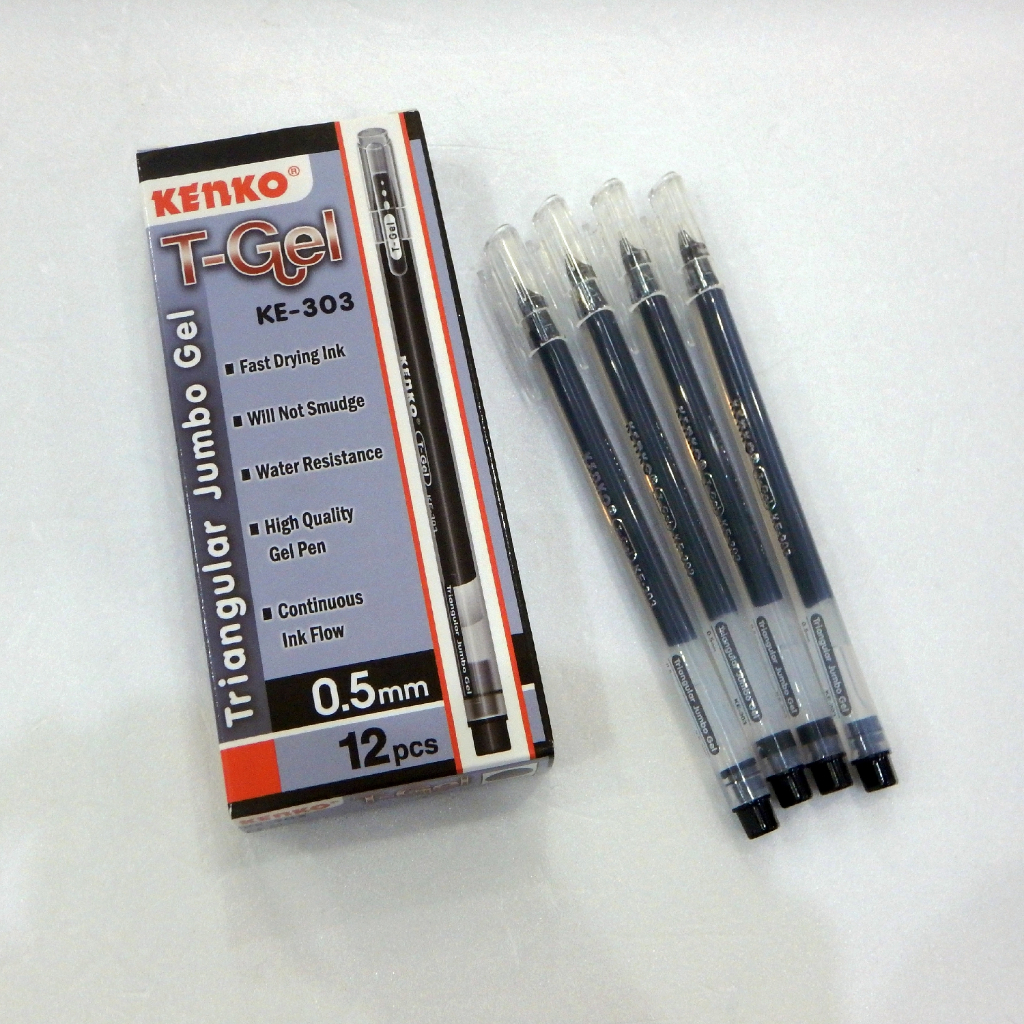 Jual PULPEN ,PULPEN GEL ,BOLPEN , BOLPOIN, T-GEL KE-303 KENKO | Shopee ...