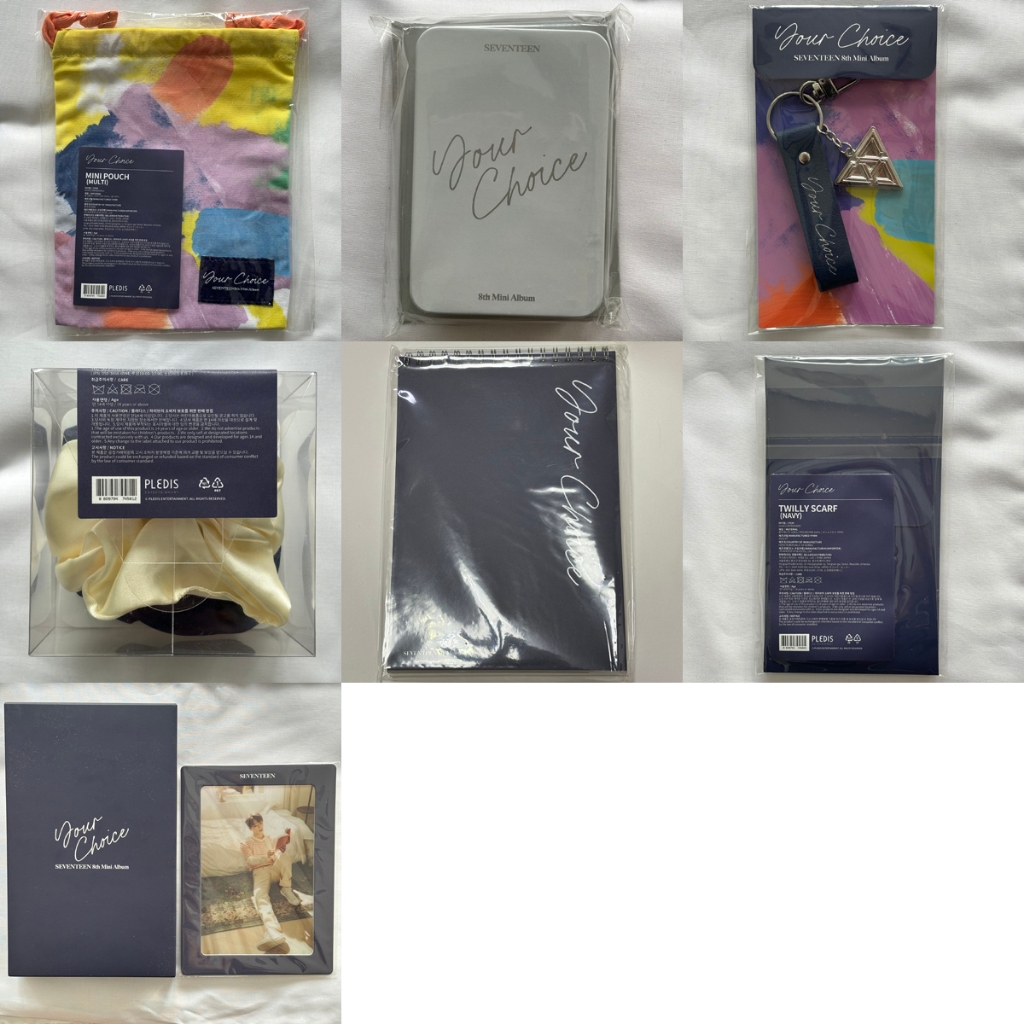 Jual SEVENTEEN SVT OFFICIAL MD MERCHANDISE YOUR CHOICE TWILLY SCARF ...