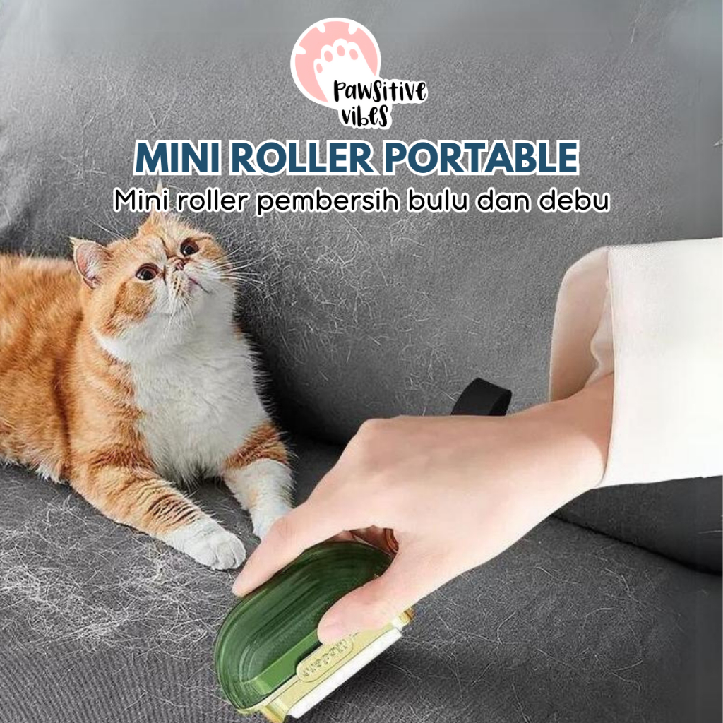 Jual CAPSULE ROLLER Portable 2 in 1 Mini Size - Pembersih Bulu Travel ...