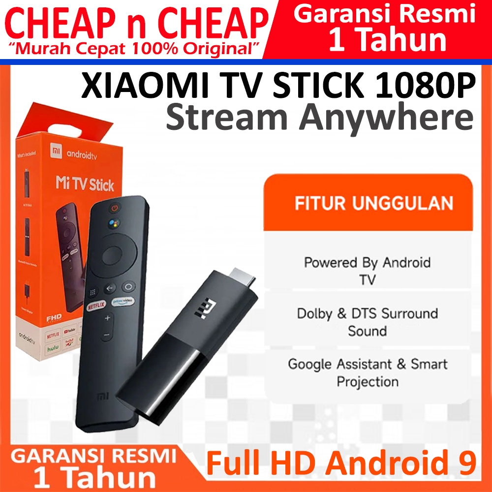 Jual Mi TV Stick FHD 1080P Android Xiaomi Stik Full HD Set Up Box STB ...