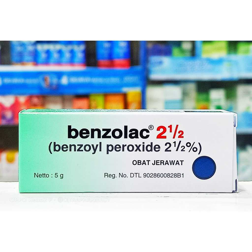 Jual Benzolac 𝟐,𝟓% 𝐆𝐄𝐋 - Mengatasi Jerawat, Peradangan dan ...