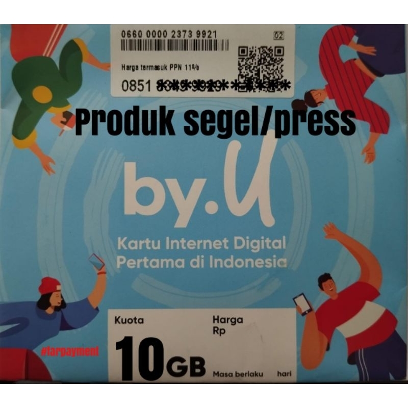 Jual Kartu Kuota By.U 10GB Yakin Bikin Kumat 10GB 10 Hari | Shopee Indonesia