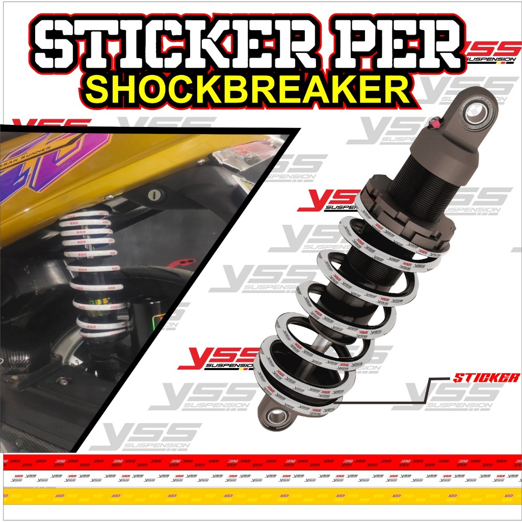 Jual STRIPING STICKER PRINTCUTT PER SHOCK BREAKER MATIC UNIVERSAL MOTIF ...