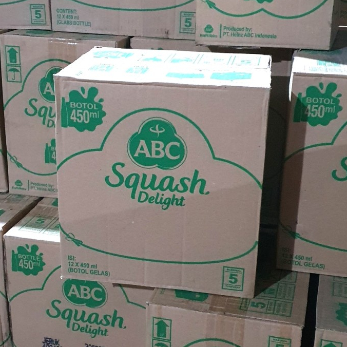 Jual 1 Dus Sirup ABC Squas Delight Orange Isi 12 Pcs x 450 ML | Shopee ...