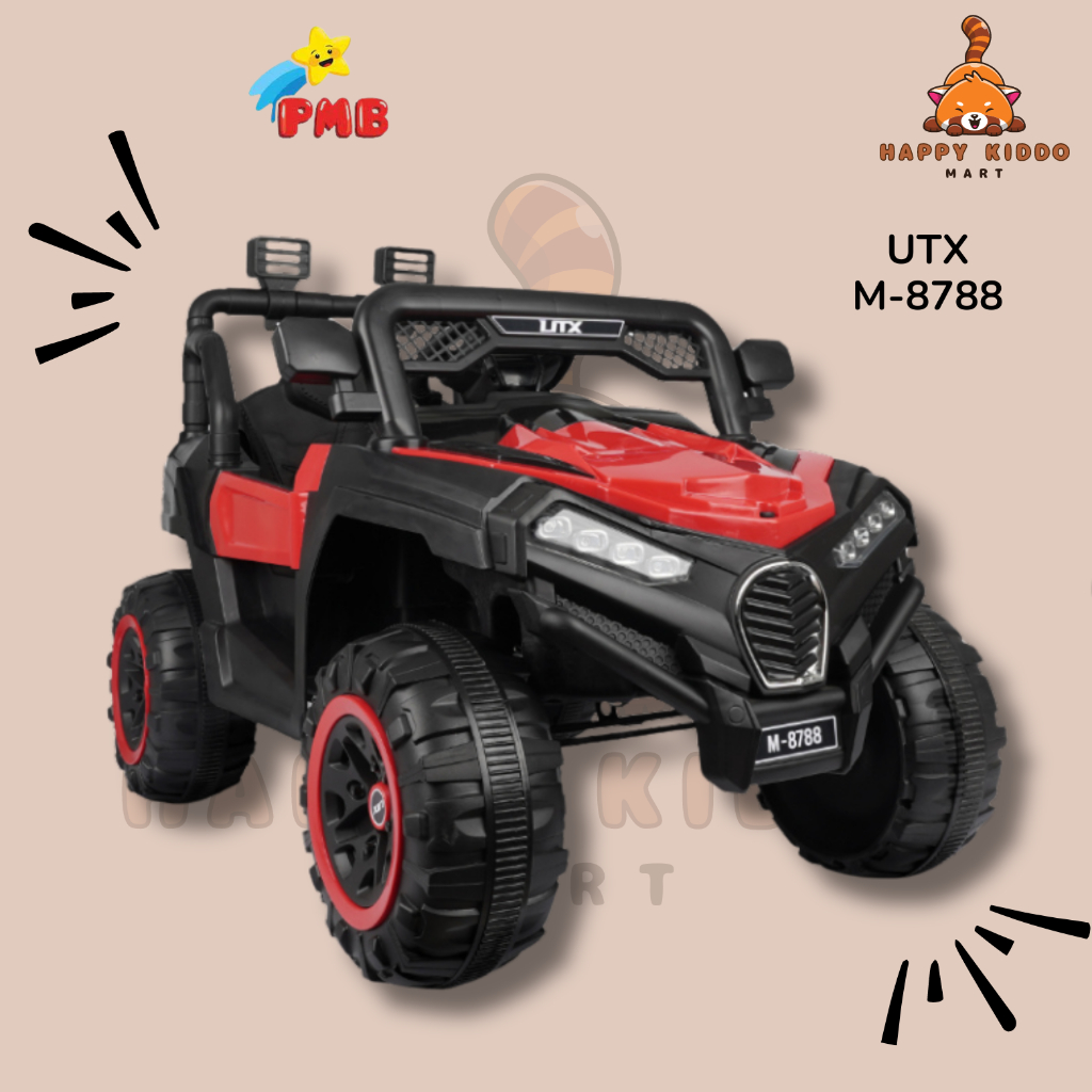 Jual [TERMURAH] MOBIL AKI REMOTE DAN GAS TYPE JEEP 2 DINAMO BATERAI ...