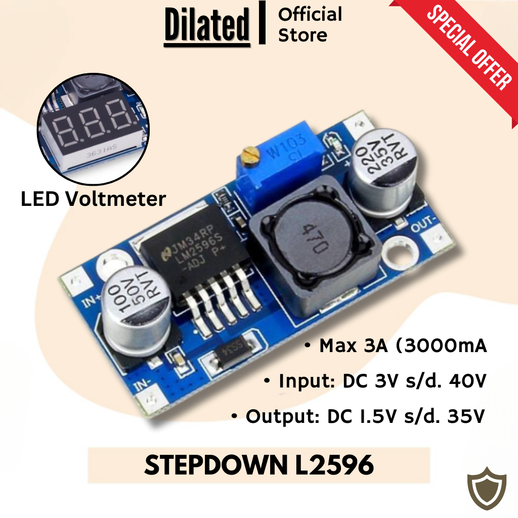 Jual LM2596 Module DC - DC step down | Shopee Indonesia