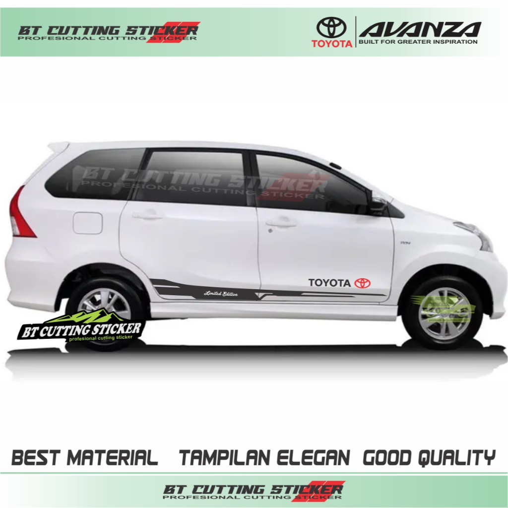 Jual sticker mobil avanza stiker mobil avanza stiker toyota avanza ...