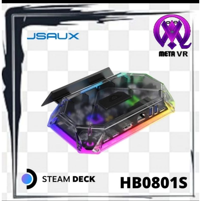 Jual JSAUX RGB Upgrade Docking Station 12 in 1 HB1201S for Legion Go ...