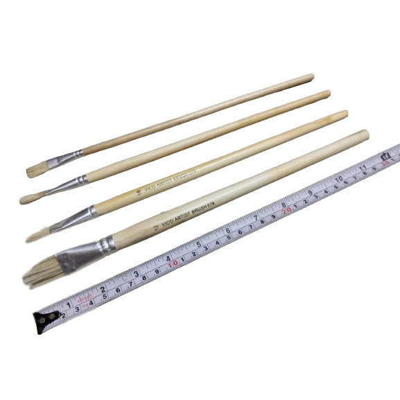 Jual KUAS LUKIS PANJANG NO 12 PER PCS/BRUSH / KUAS CAT AIR WARNA / CAT ...