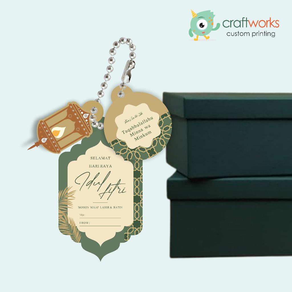 Jual HANGTAG LEBARAN 3IN1 / EID MUBARAG TAG SET / IDUL FITRI HAMPERS ...
