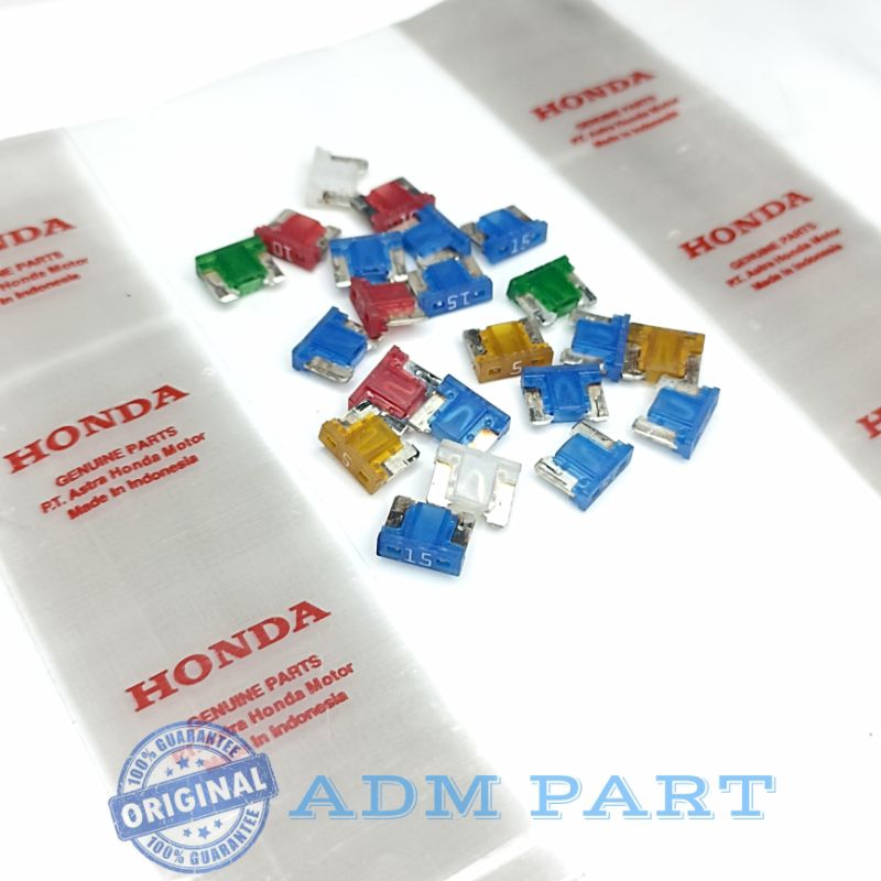 Jual (3pcs)sekring sikring fuse pengaman honda genio beat led deluxe ...