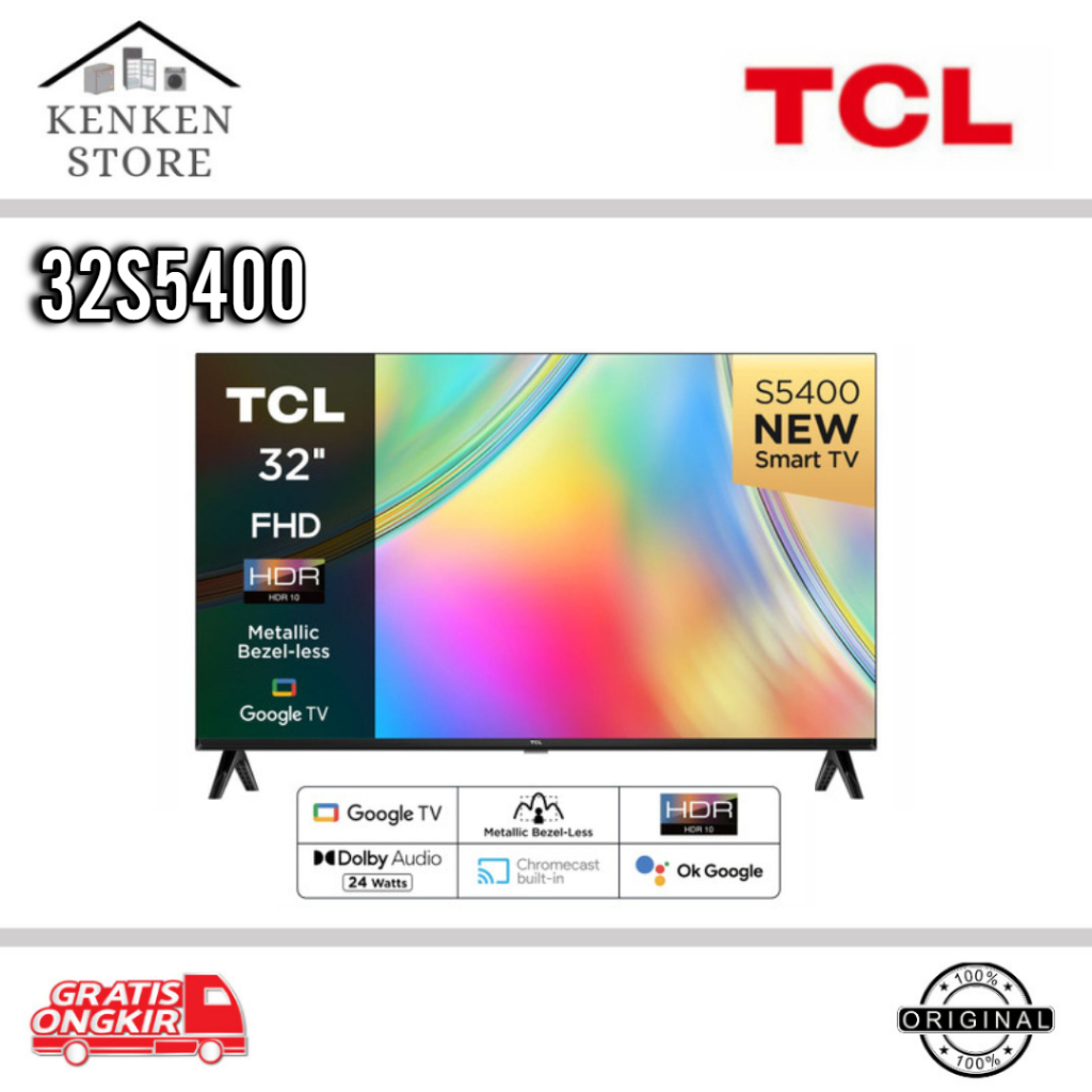 Jual TV LED ANDROID TCL 32S5400 32INCH | Shopee Indonesia