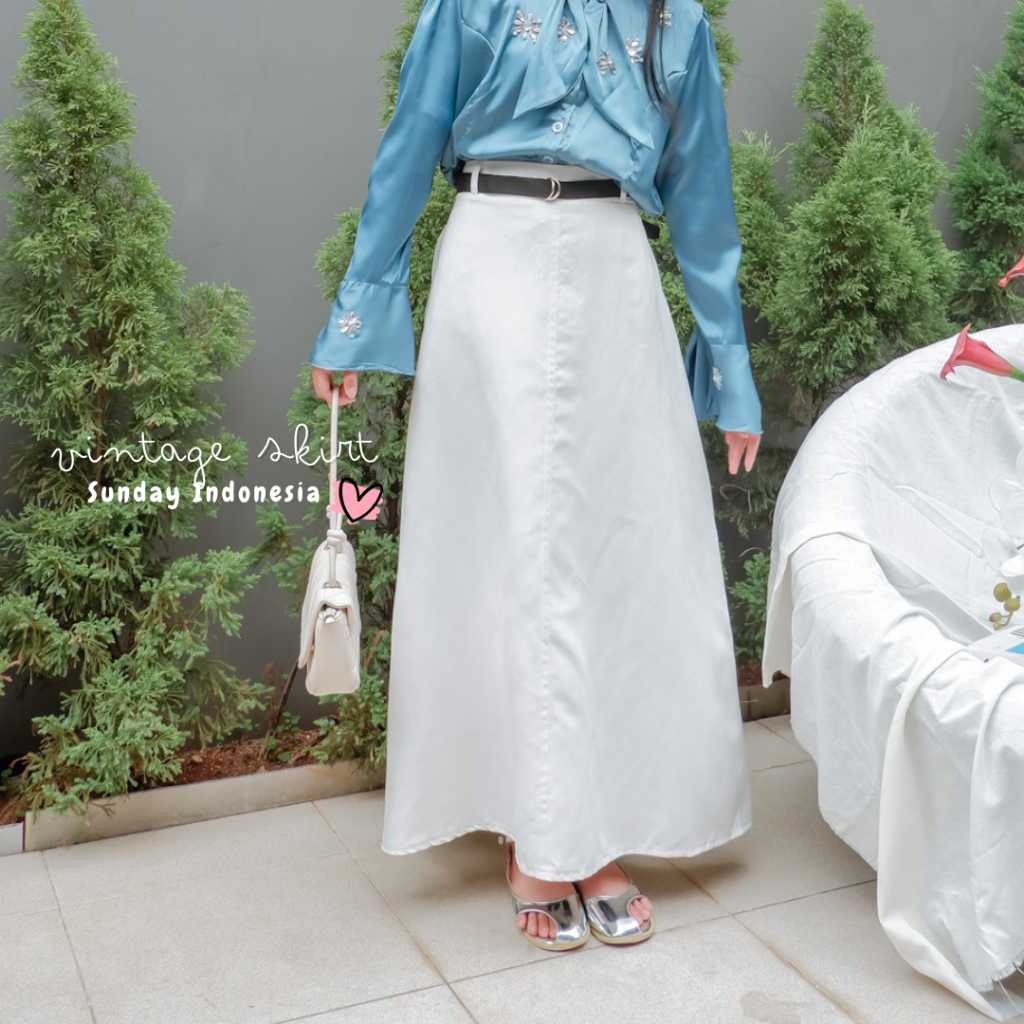 Jual NEW COLLECTION - Vintage Skirt - Rok Suede Premium - Rok A Line ...