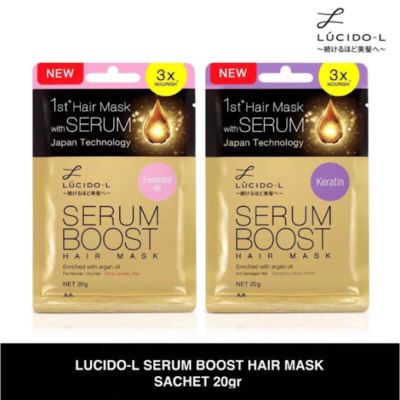 Jual Lucido-L Serum Boost Hair Mask Sachet - 20g | Shopee Indonesia