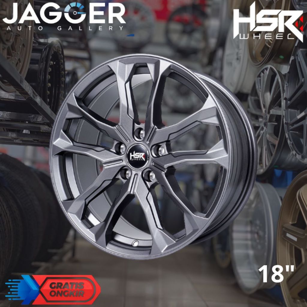 Jual velg ring 18 crv, hrv, rush, innova HSR WANGON R18X8 H5X114,3 SMG ...