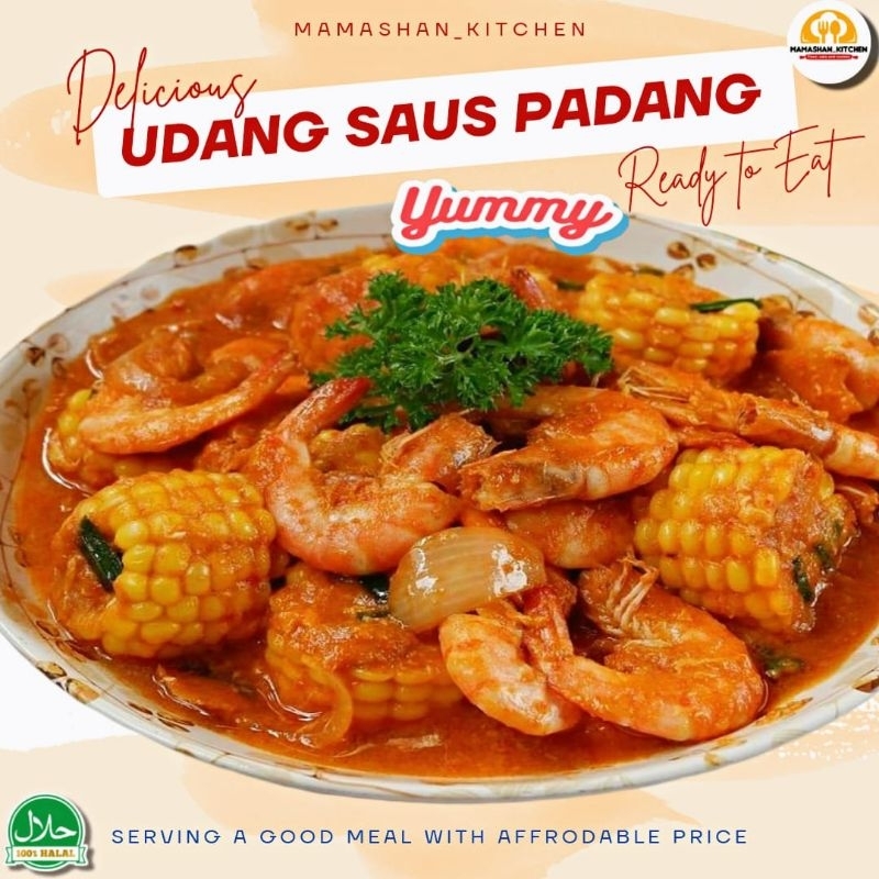 Jual MENU FAMILY..!! "UDANG SAUS PADANG + JAGUNG MANIS" UDANG JUMBO ...