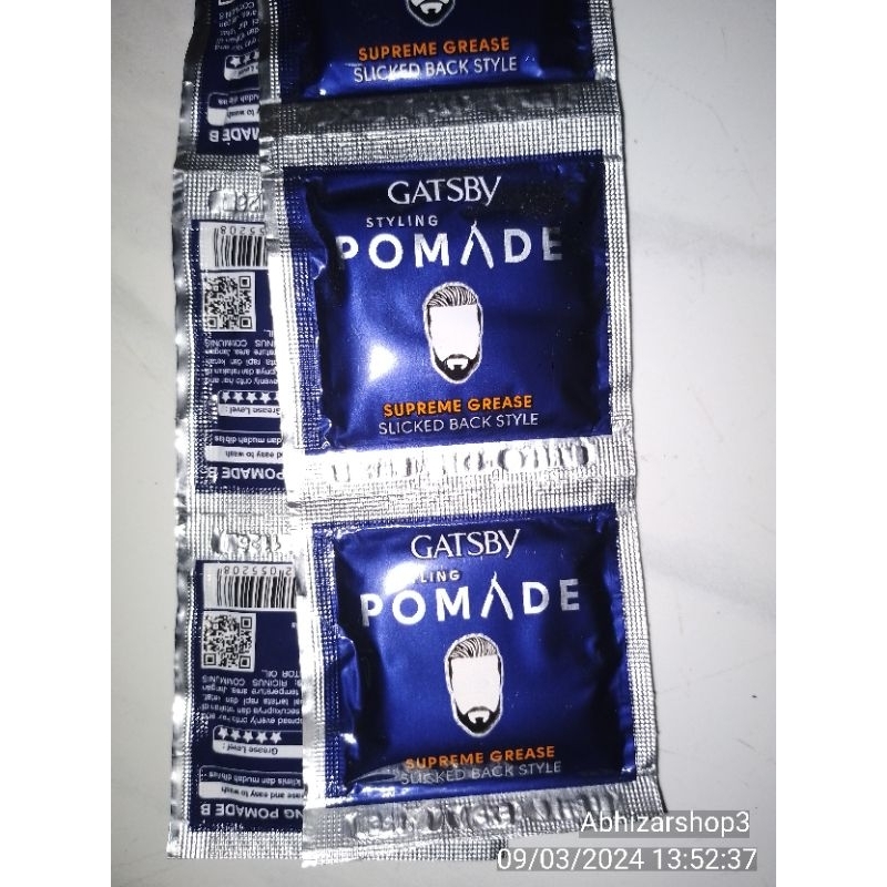 Jual (1 pcs ) Gatsby Pomade minyak Rambut Pomade @6gr Termurah | Shopee ...