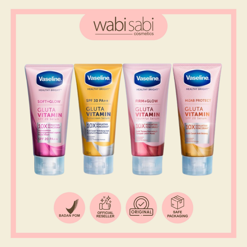 Jual VASELINE - Gluta Vitamin 180ml | Shopee Indonesia