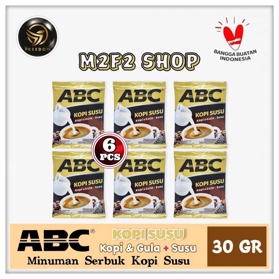 Jual Kopi ABC Kopi Susu dan Gula Sachet - 30 gr (Kemasan 6 Pcs ...
