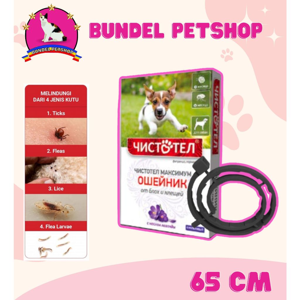 Jual Chistotel Maximum Collars For Dog / Kalung Anti Kutu Anjing ...