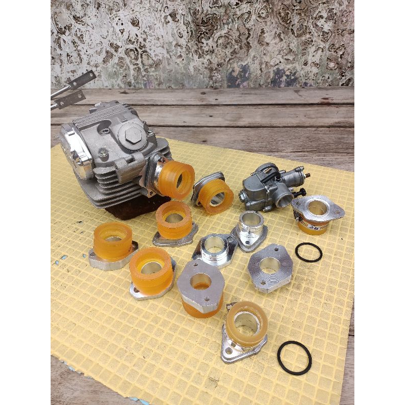 Jual intake manipol pwk dan fe Tiger model miring kanan dan lurus ...