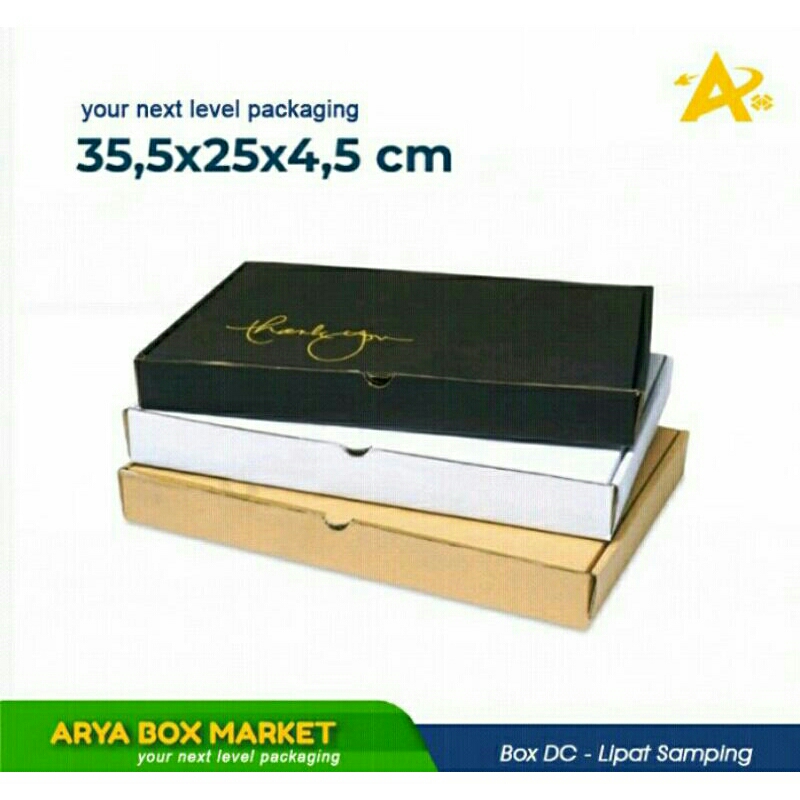 Jual Box 35.5x25x4.5cm LS Karton/Kardus/Kaos/Baju/Hampers | Shopee ...