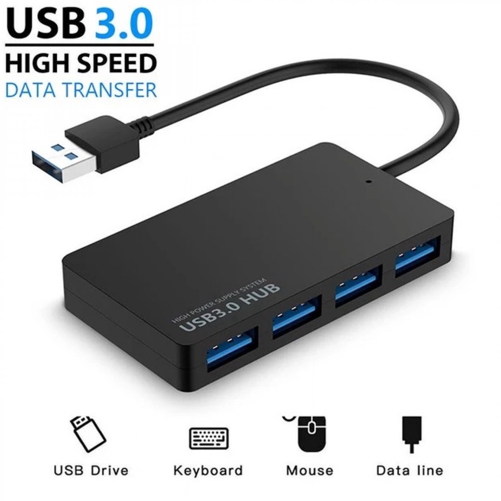 Jual Harga TERMURAAH USB HUB Transfer Data 3 4 Port With Power Supply ...