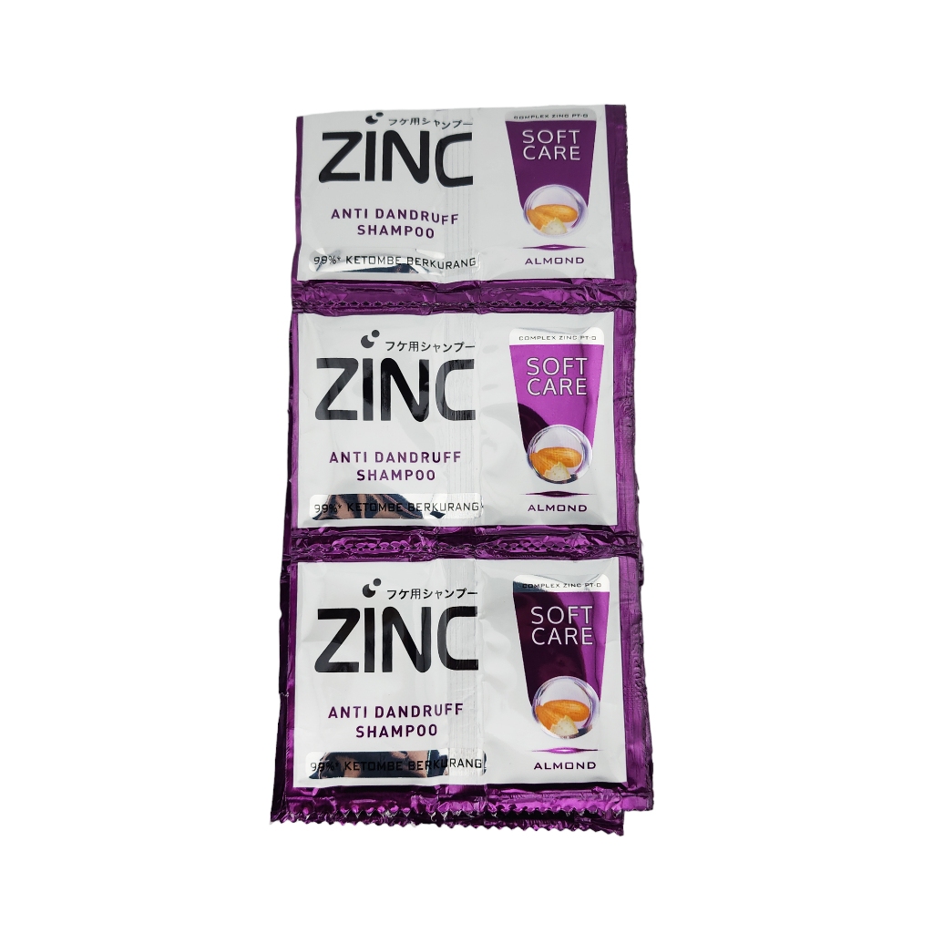 Jual Zinc Anti Dandruff Shampoo - Sachet 12x 10ml | Shopee Indonesia