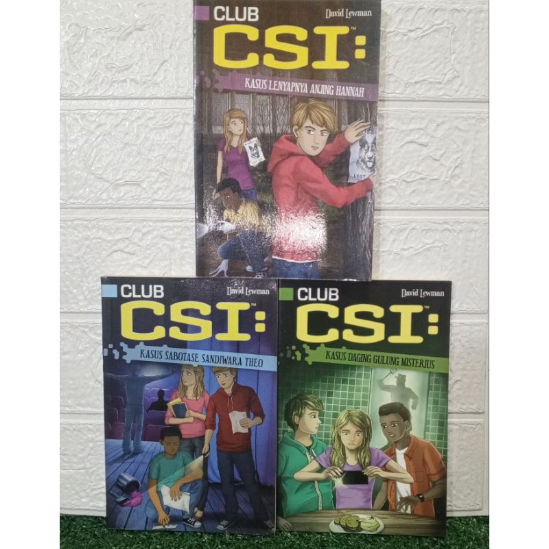 Jual cerita Club CSI - David lewman | Shopee Indonesia