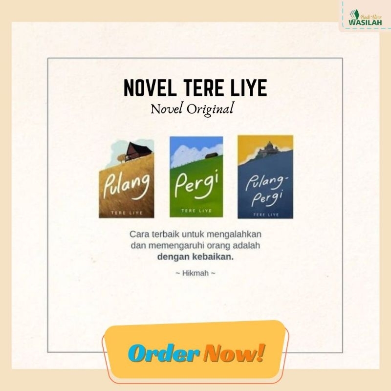 Jual Pulang-Pergi - Pulang - Pergi - Tere Liye |Novel new cover |Buku ... Jual Pulang-Pergi - Pulang - Pergi - Tere Liye |Novel new cover |Buku ...