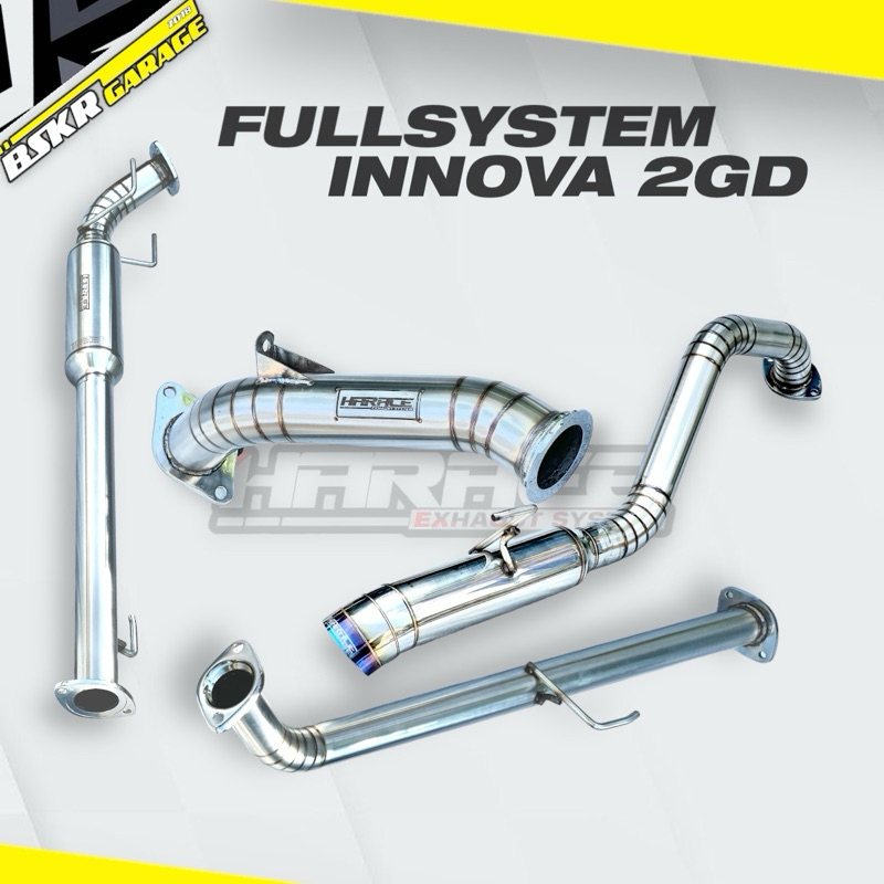 Jual Fullsystem HARACE EXHAUST Innova Reborn/Fortuner VRZ 1GD & 2GD ...