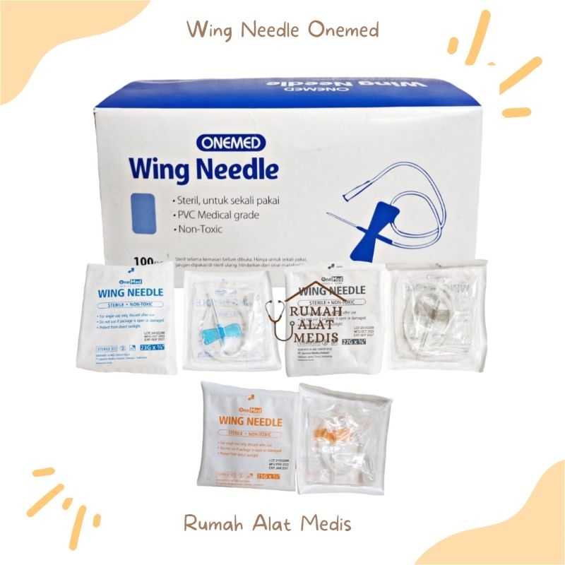Jual Ecer Wing Needle Onemed / Wing Infusion 23G / 25G / 27G | Shopee Indonesia