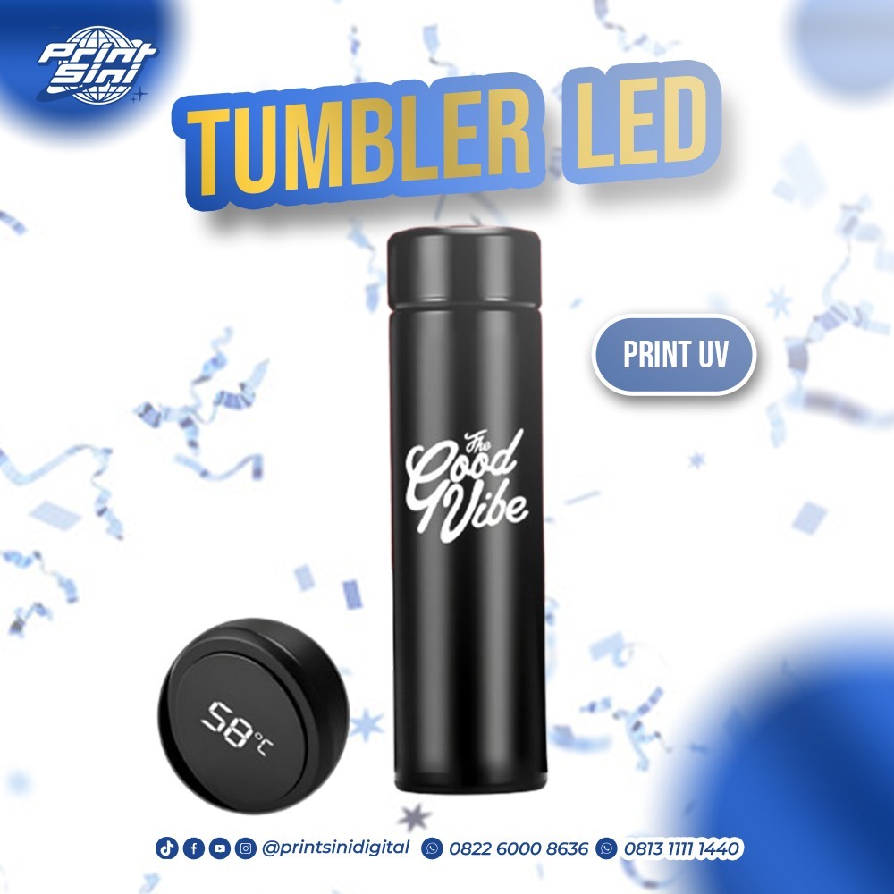 Jual TUMBLER LED UV CUSTOM | Shopee Indonesia