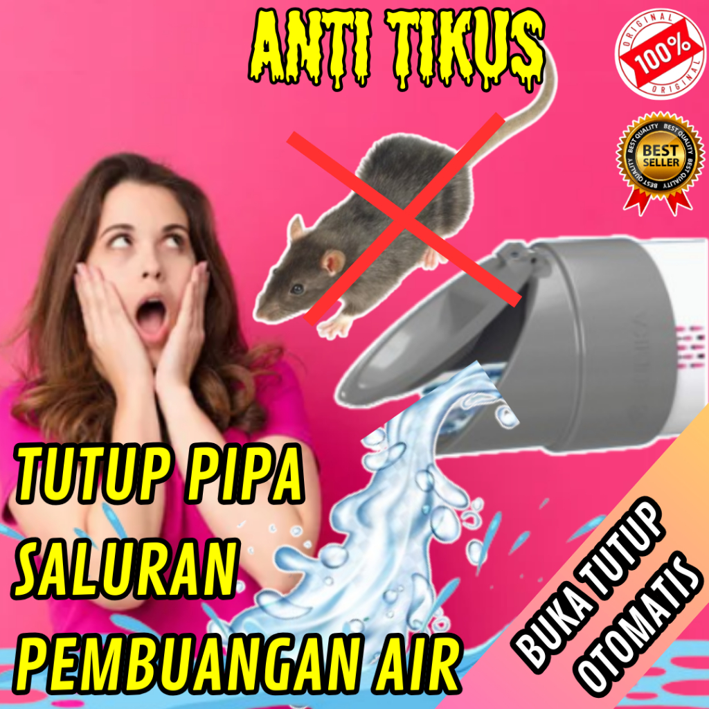 Jual Katup Fitting Pipa Paralon Comberan Selokan Got Cegah Bau Saluran ...