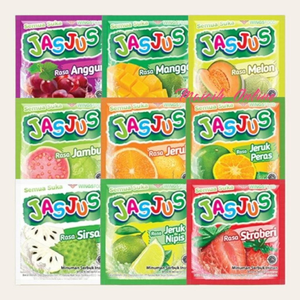 Jual JasJus Minuman Serbuk Instan Aneka Rasa Sachet Satuan / Jas jus ...