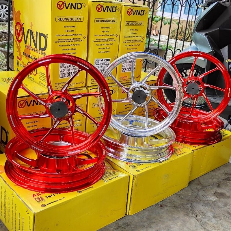 Jual Velg Racing AK88 Terbaru 2023 ORIGINAL VND 100% UK1.85x14-2.15x14 ...