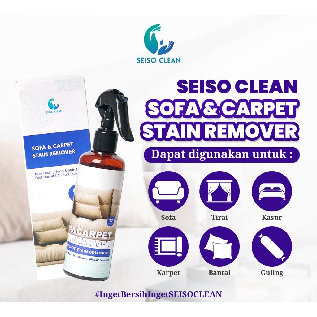 Jual Penghilang Noda Sofa & Karpet SEISO CLEAN - Pertama di Indonesia ...