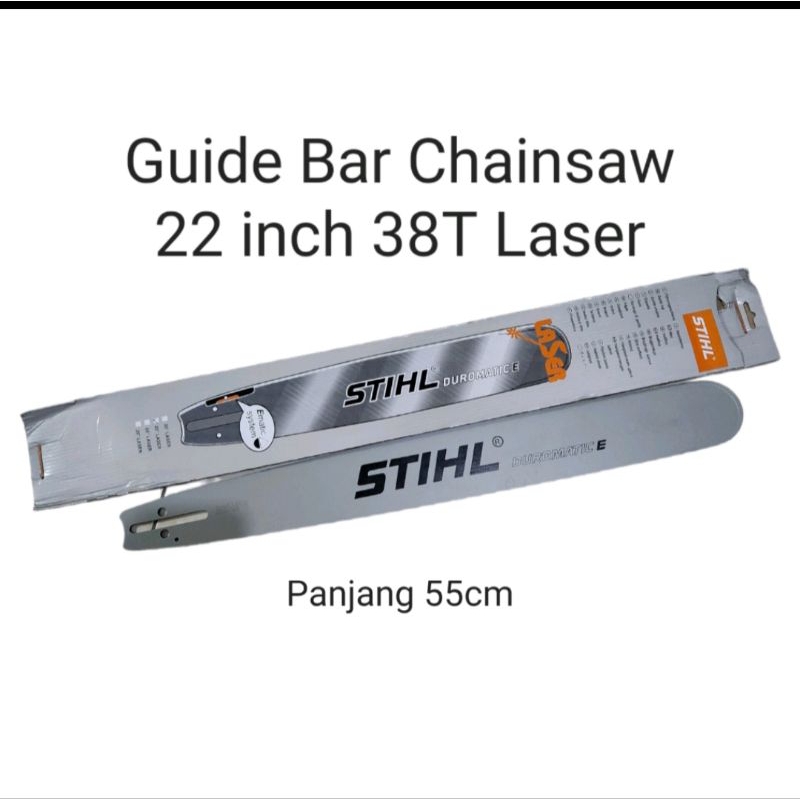 Jual Bar chainsaw 22 inch STIHL LASER | Shopee Indonesia