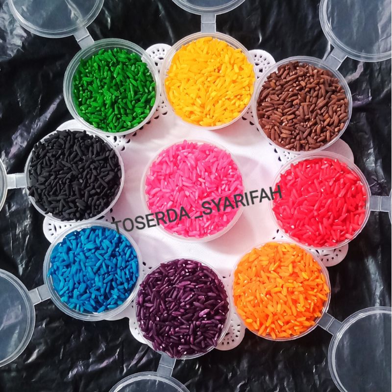 Jual Bahan Kolase Cup / Kerajinan / Beras Warna / Biji Bijian ...