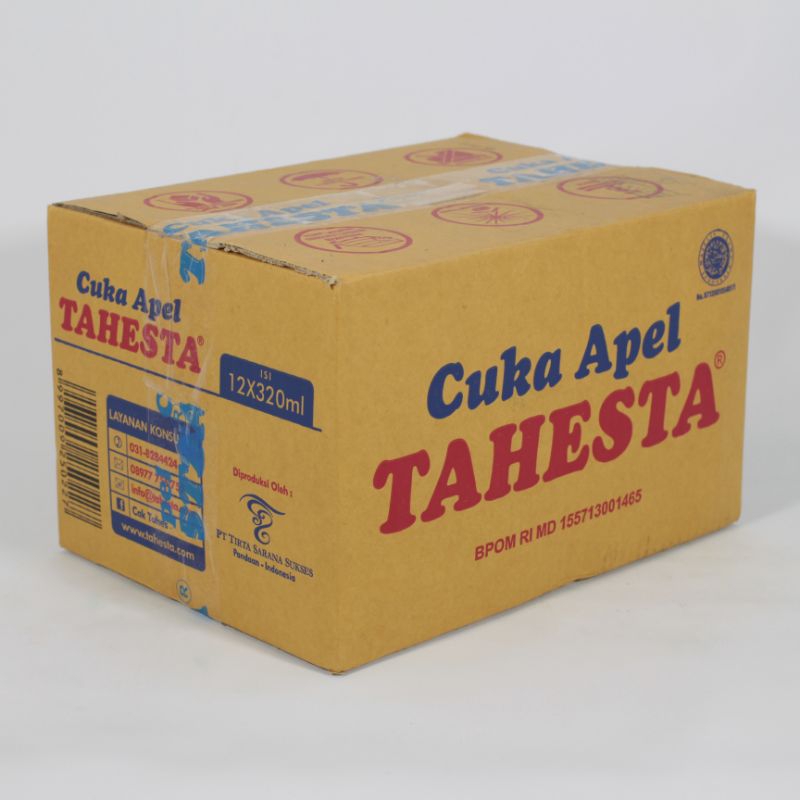 Jual CUKA APEL TAHESTA 1 DUS ISI 12 BOTOL 320ML | Shopee Indonesia