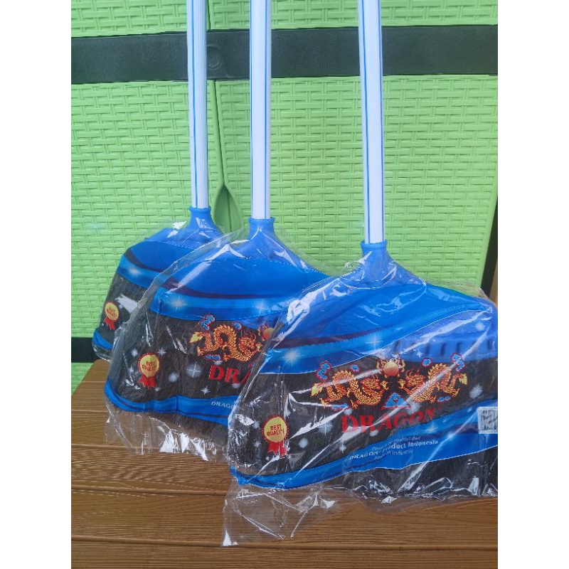 Jual sapu dragon / sapu lantai /sapu injuk dragon / sapu kipas besar ...