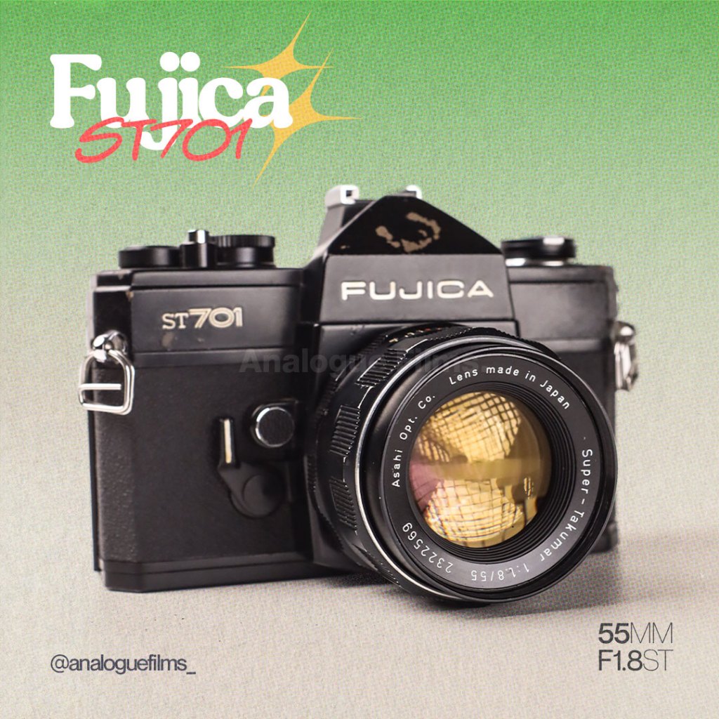 Jual Kamera Analog Fujica ST701 kit 55mm f1.8 Super Takumar Normal ...