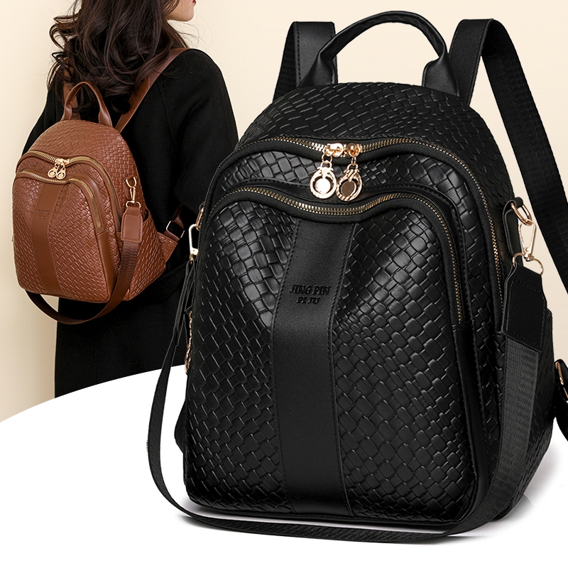 Jual Multifunction Ransel kulit buatan tahan air Ransel Wanita Sling ...