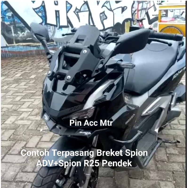 Jual Paket Breket Spion Pluse Spion Nemo R25 Panjang pendek ADV 150 ADV ...