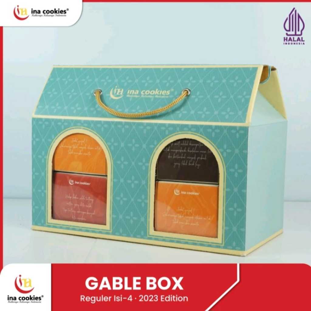Jual Hampers Gable Box Ina Cookies Isi 4 | Shopee Indonesia