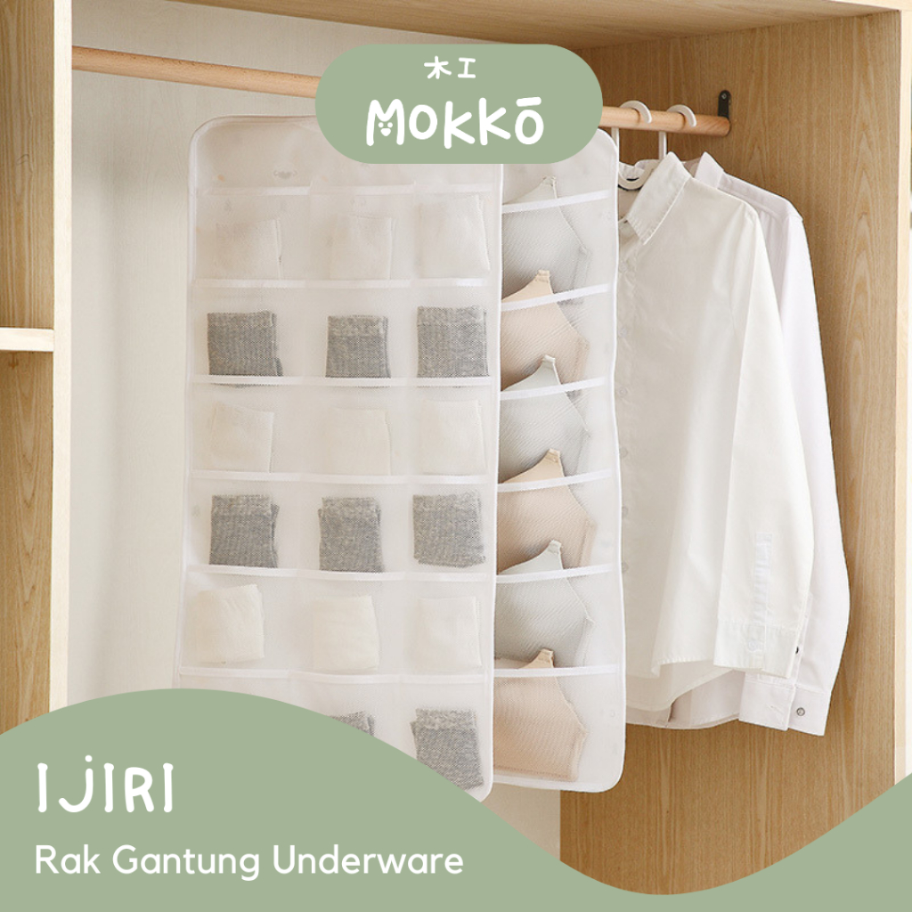 Jual MOKKO - IJIRI Organiser Pakaian Dalam Bersekat Kantong Penyimpan ...