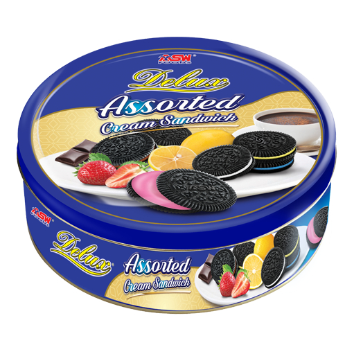 Jual ASW BISCUIT DELUX COOKIES ASSORTED KALENG 250g | Shopee Indonesia