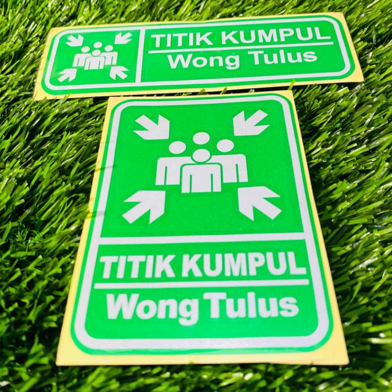 Jual Sticker cutting titik kumpul wong tulis variasi motor helm Stiker ...